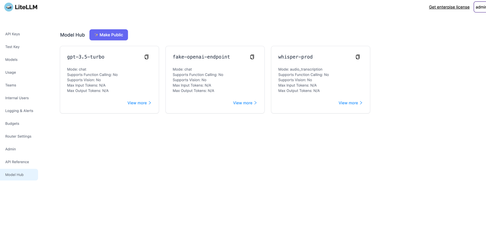 企业版功能 | liteLLM 网关